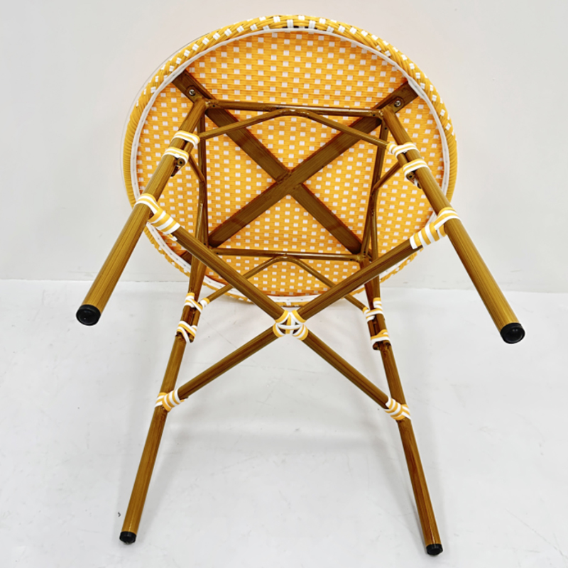 Customize Counter Yellow Rattan Chair from China manufacturer - Ican ...